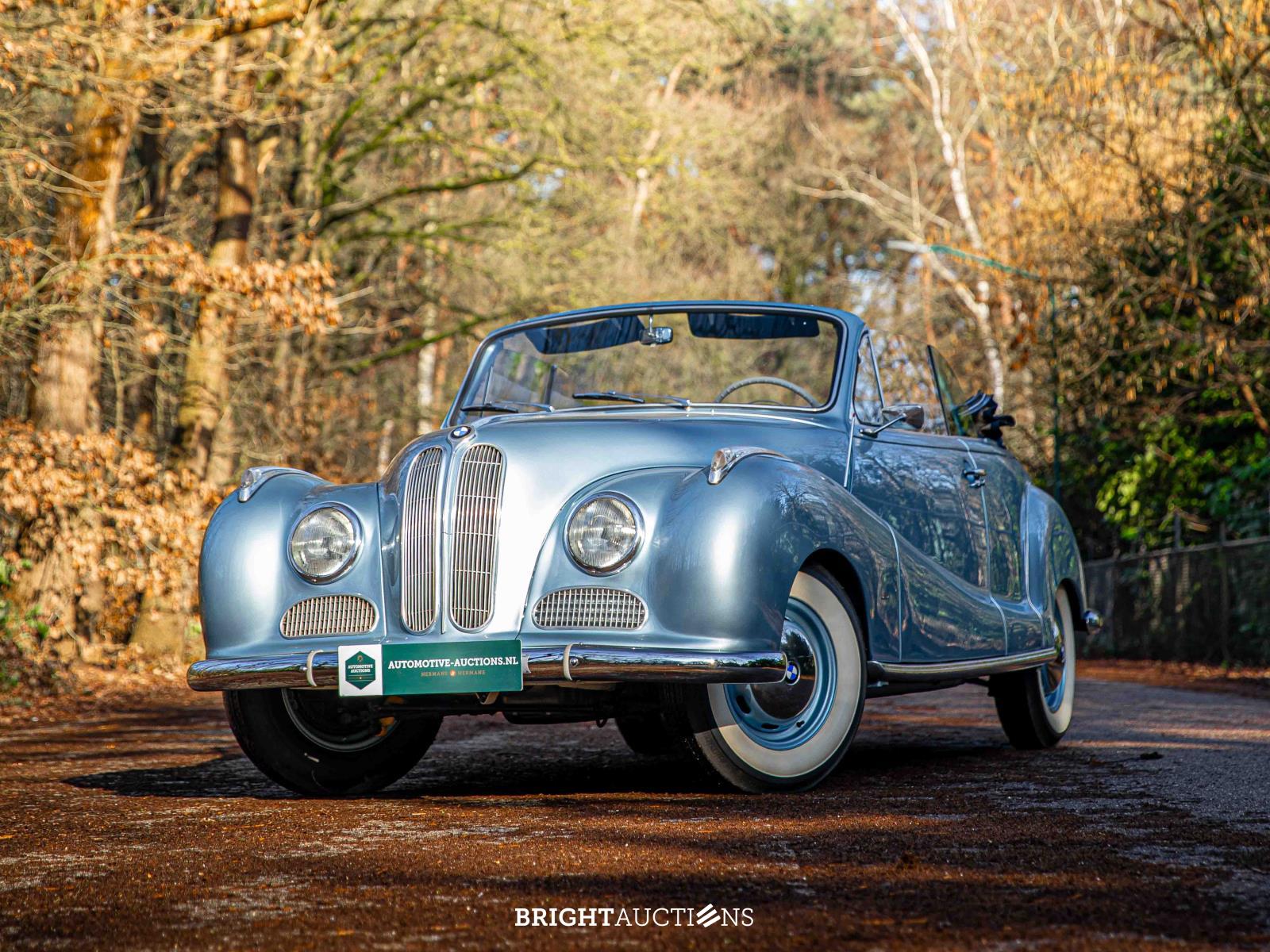 BMW 501-6 Baur 2-Drs. Six-cylinder Cabriolet 1955, PM-40-40 Oldtimer