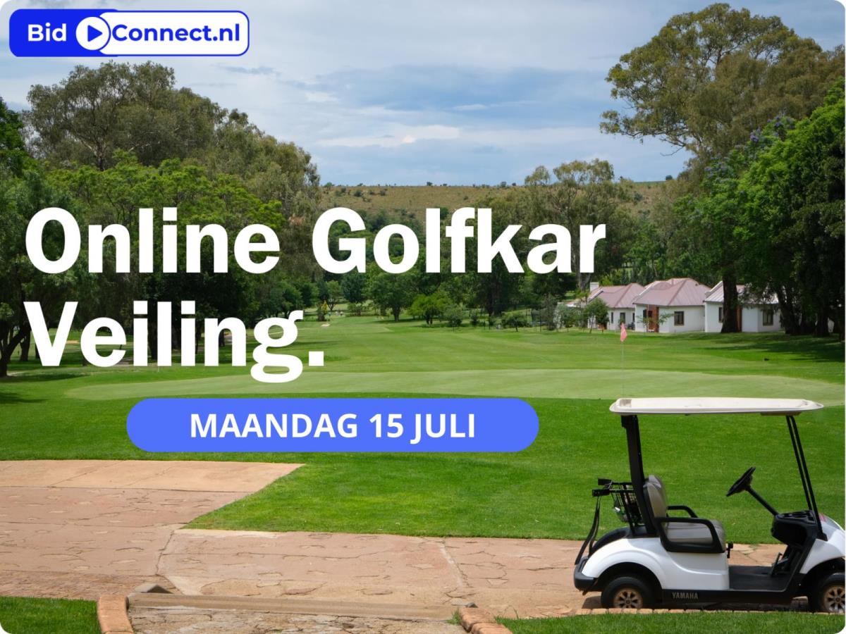 15 Juli 14:00 |Golfkarren Online Veiling