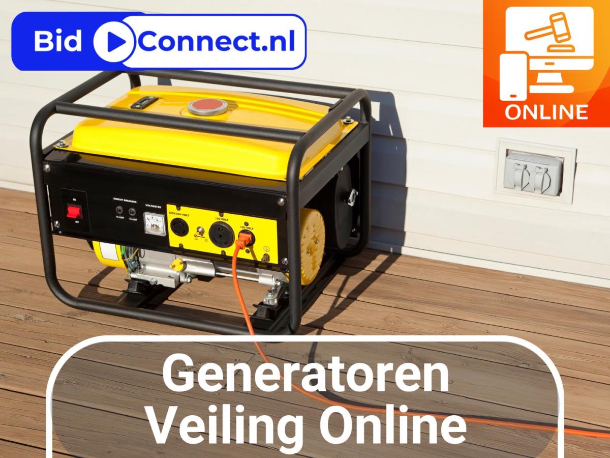 Generatoren Veiling 15 April 19:00