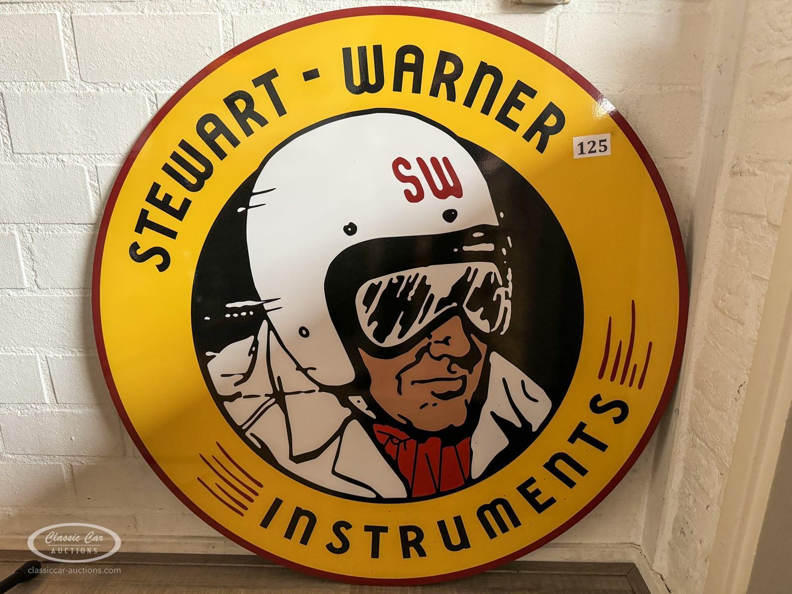 Collectible - Stewart-Warner instruments sign