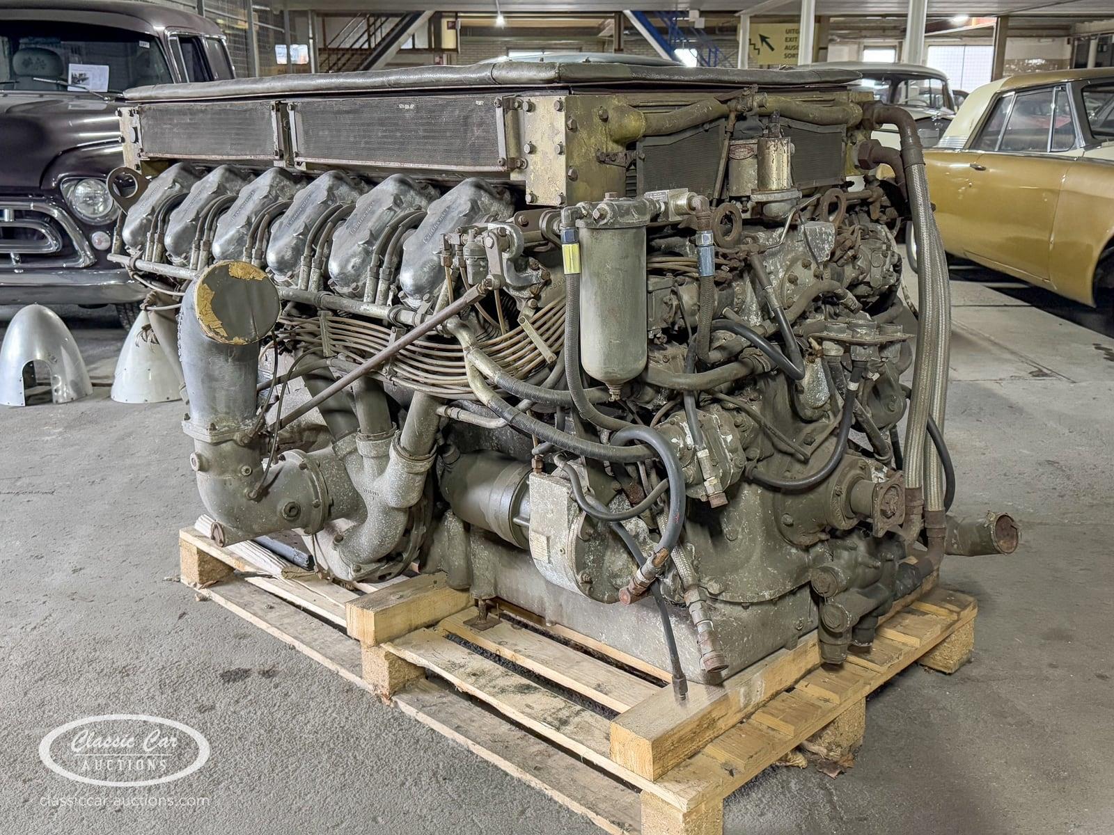 Motorblok Continental Continental V12 Patton tank Engine 1940