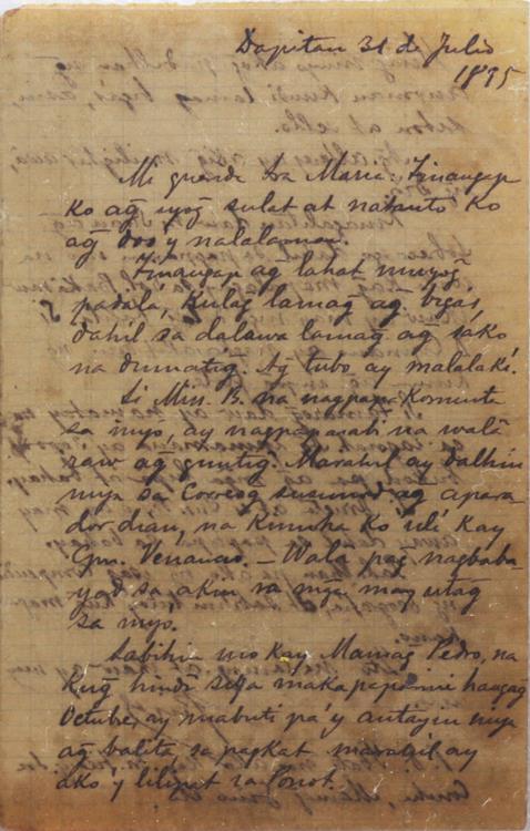 One Extremely Rare and Historically Important Letter 2 - To Rizal’s ...