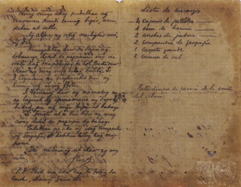 One Extremely Rare and Historically Important Letter 2 - To Rizal’s ...