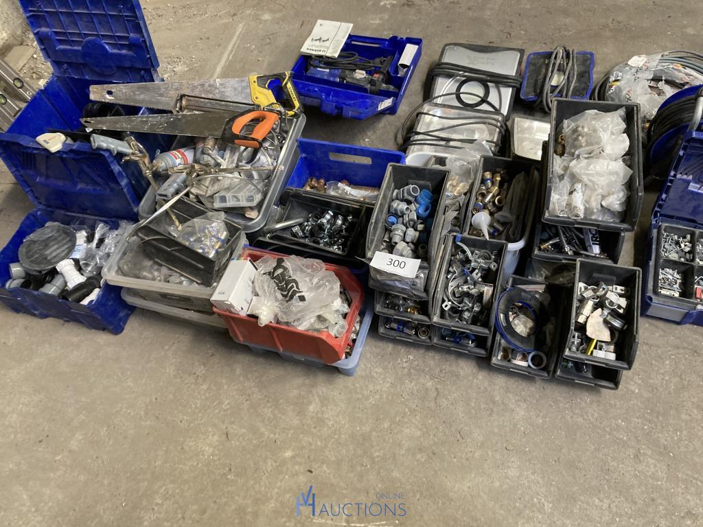 diverse loodgieters toebehoren