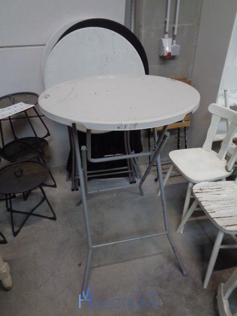 6 opplooibare partytafels