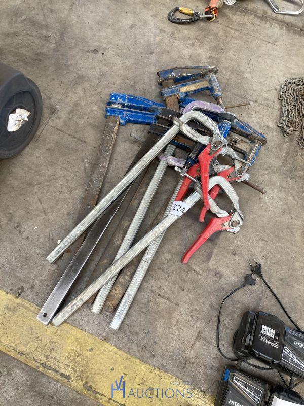 partij diverse spanklemmen