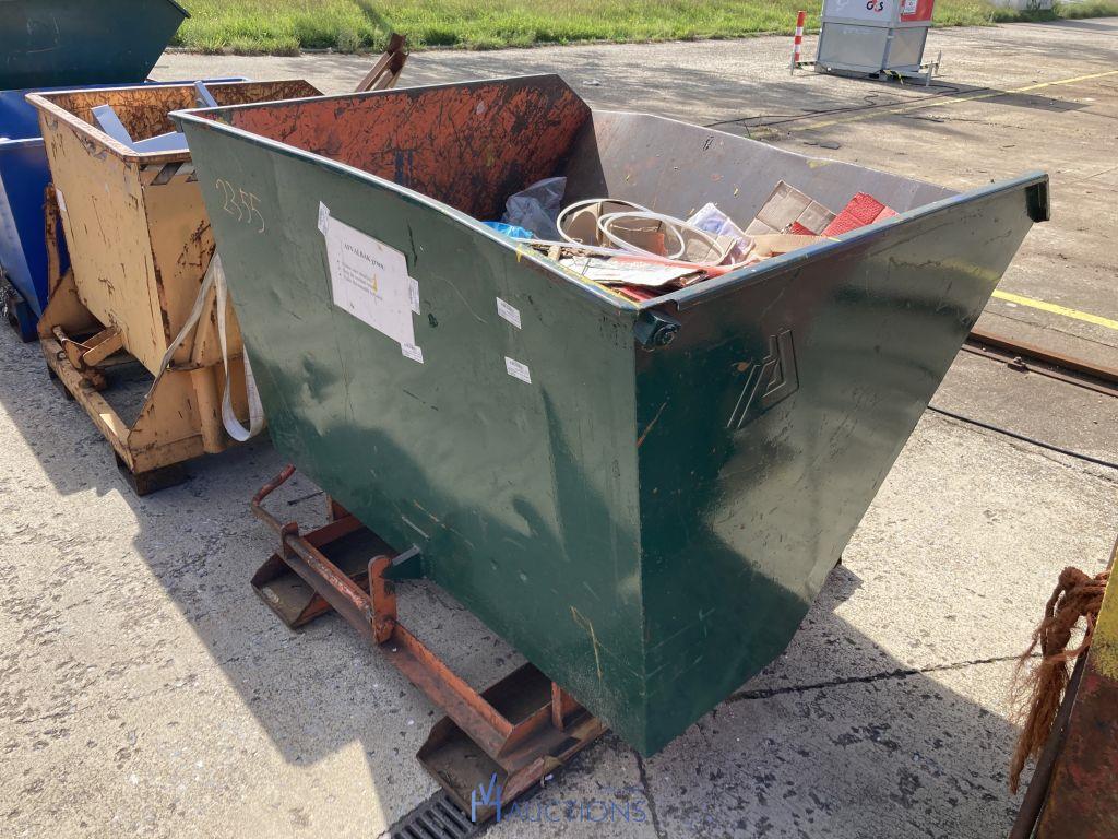 metalen kip-container